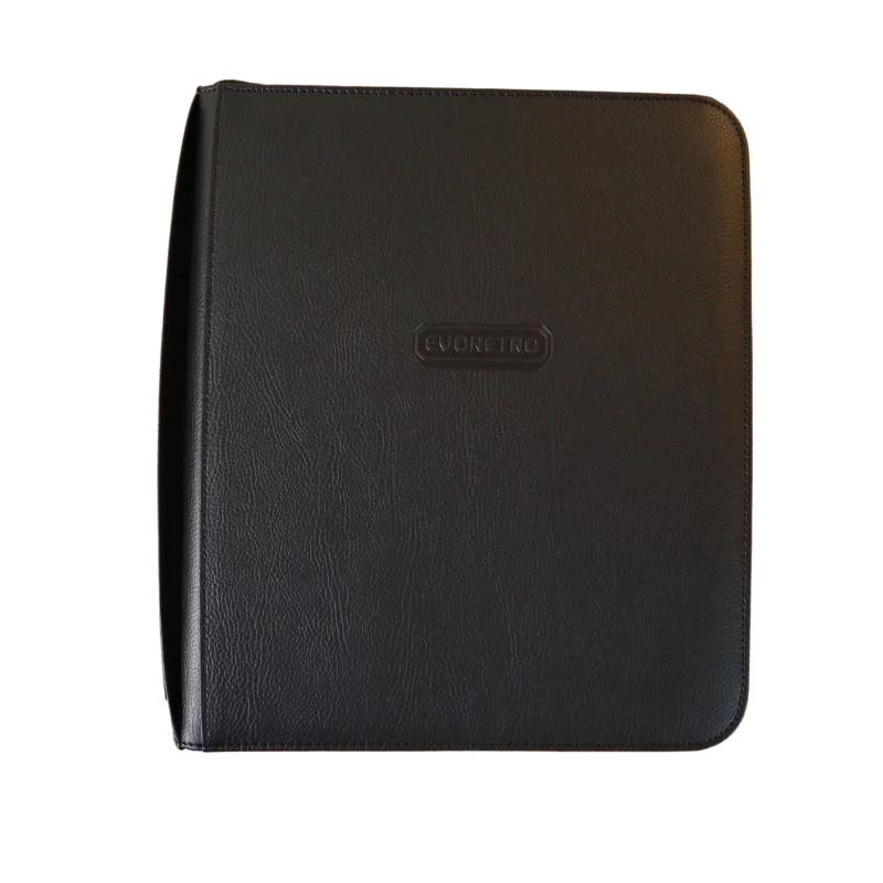 EvoRetro 2x2 Top loader Binder Black – Flaring Lair