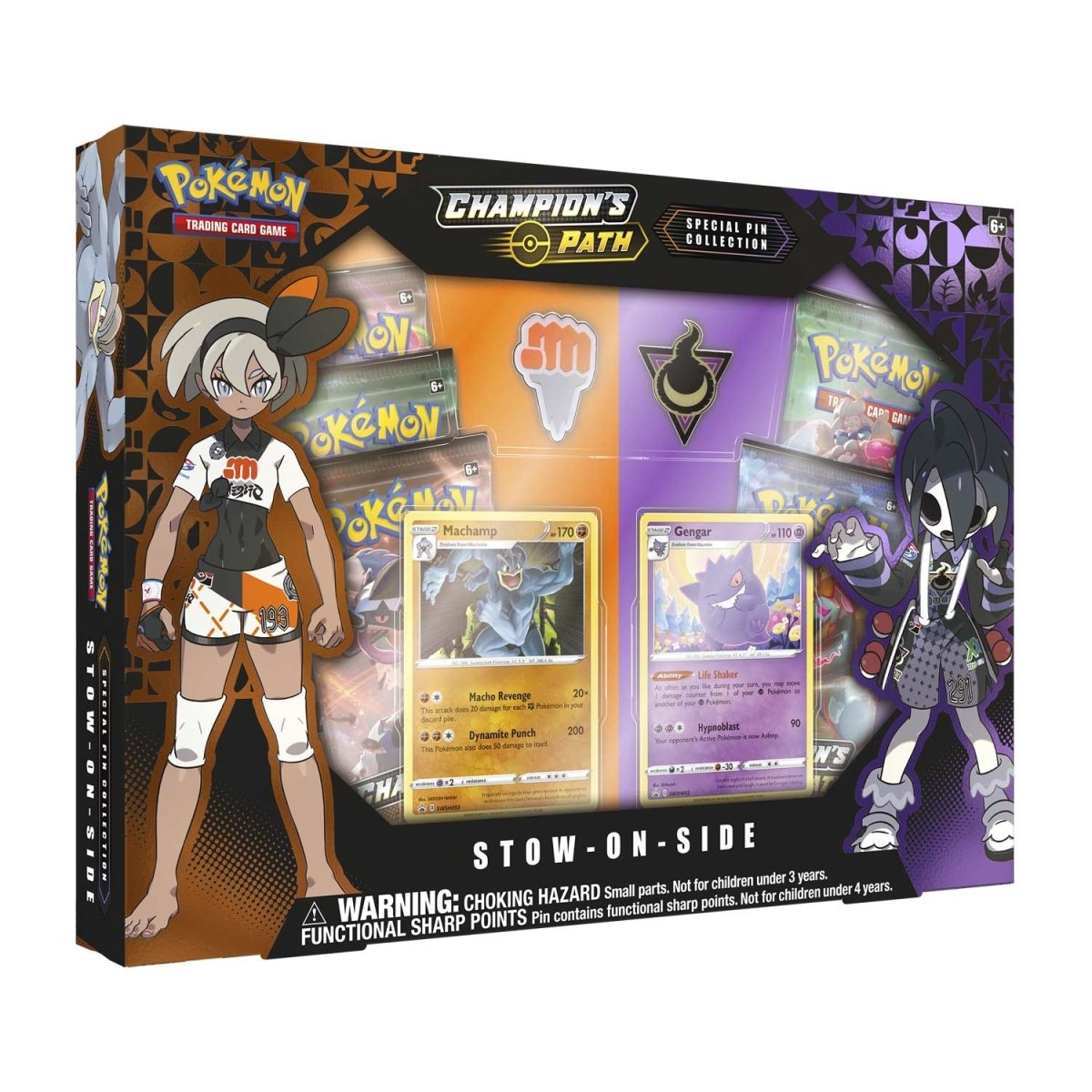 Pokemon TCG: Sword & Shield Champion's Path Special Pin Collection Sto ...