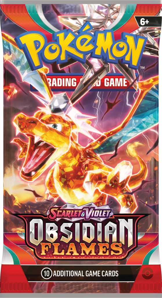 Pokemon TCG: Scarlet & Violet Obsidian Flames Sleeved Blister Pack ...